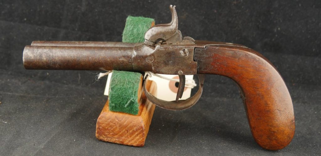 079-0123-8204, Double Barrel .50 cal, percussion pistol. BLOWOUT ...