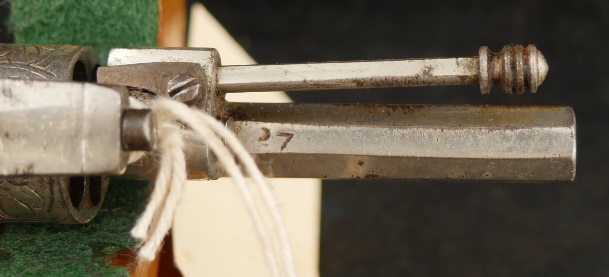 GR79-0423-4507, Belgian .22 Pinfire Pocket. 6 Shot. Liege proof ...