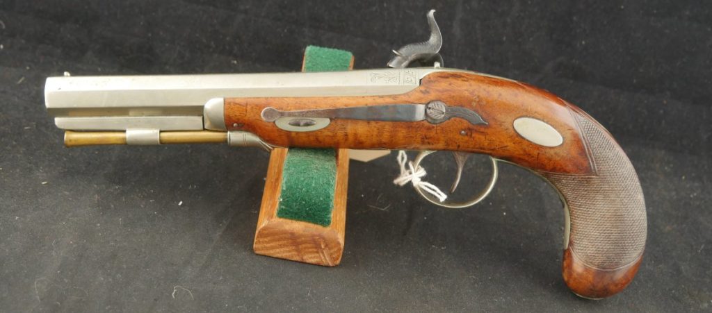 GR79-0223-4572, Pair of English Single Shot Pistol, by BENTLEY. BLOWOUT ...