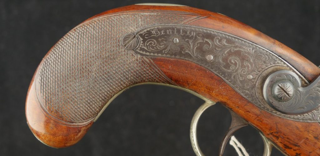 GR79-0223-4572, Pair of English Single Shot Pistol, by BENTLEY. BLOWOUT ...