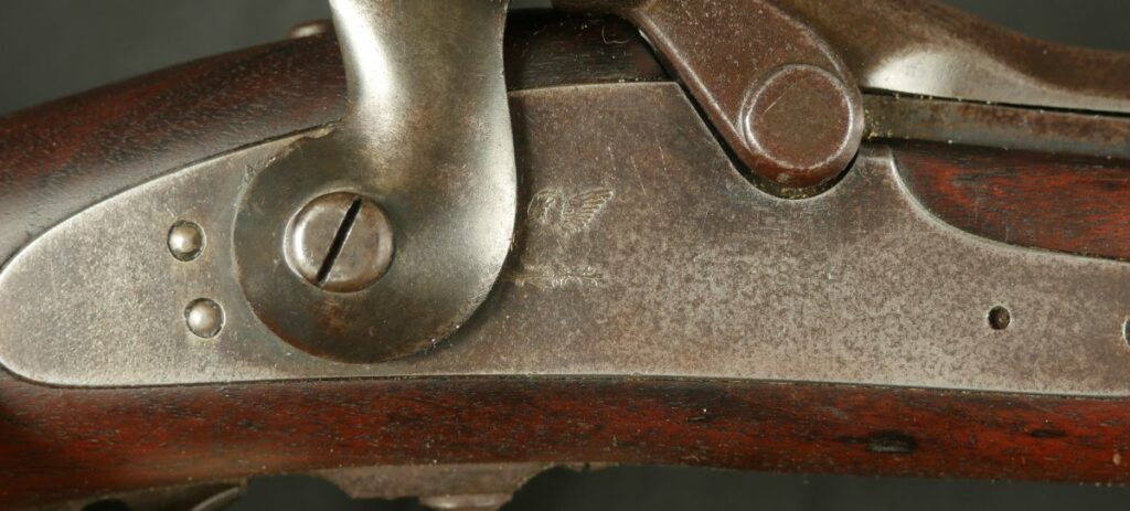 GR79-0723-4764, Early Springfield Model 1873 Trapdoor Rifle. Thin wrist ...