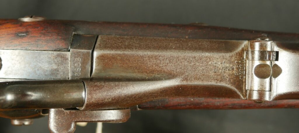 GR79-0723-4764, Early Springfield Model 1873 Trapdoor Rifle. Thin wrist ...