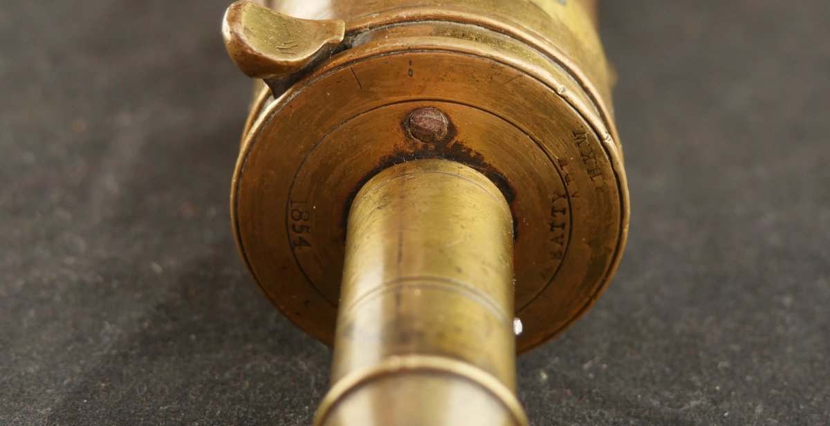 GR79-0623-4841, Batty Peace Flask with 1854 date. BLOWOUT – Antique Guns