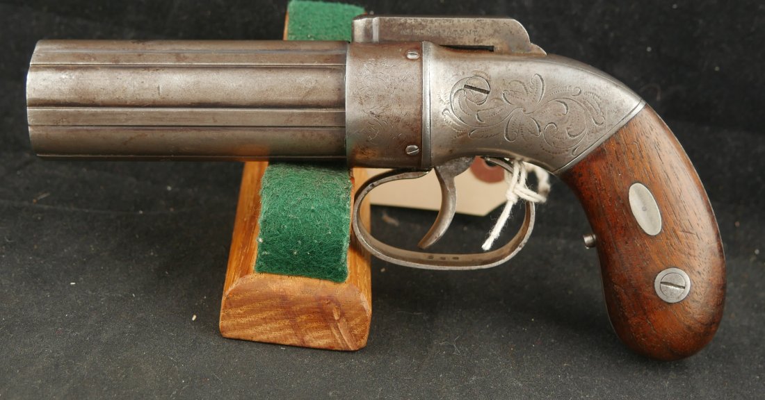 GR79-0723-4791, Allen and Thurber Pepperbox. JC Terry Stamped. BLOWOUT ...