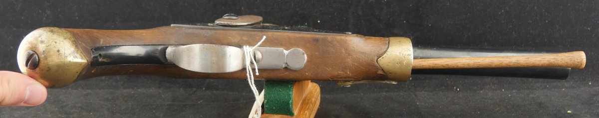 JR79-0623-2063, Flint Pistol Converted to percussion. 1810 Dated ...