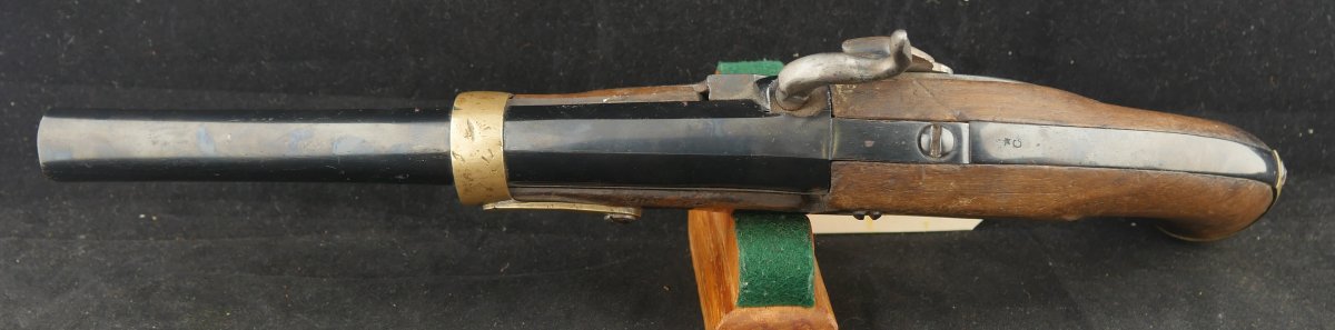 JR79-0623-2063, Flint Pistol Converted to percussion. 1810 Dated ...