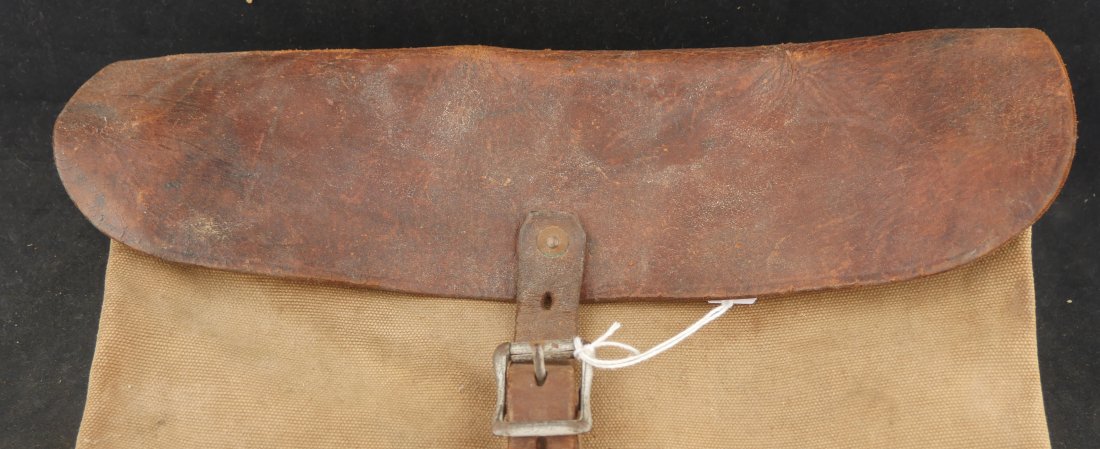 079-0124-8538, Express Company Mail Bag, canvas with leather top ...