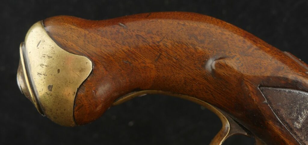 079-1223-8556, English Military Single shot flint pistol. BLOWOUT ...