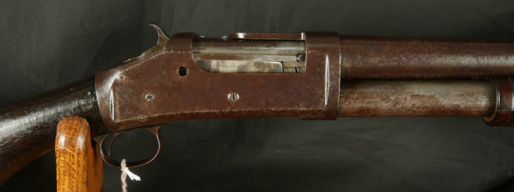 GR-0624-5046, Winchester Model 1893. 12 GA. Functional mechanics ...