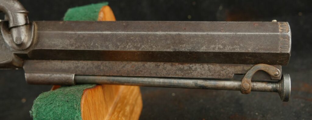 GR-0324-4935, English Single Shot Side Hammer percussion pistol with ...