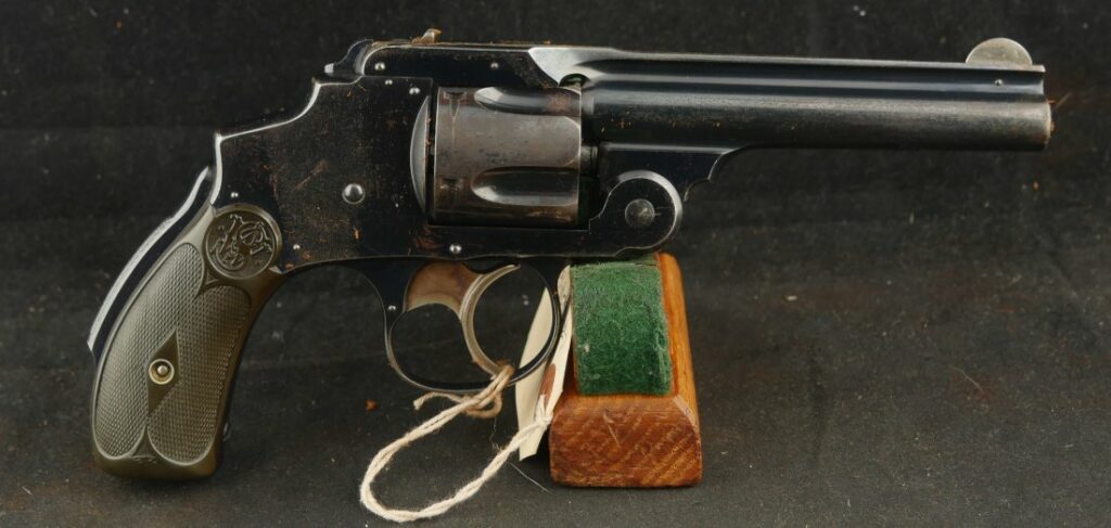 GR-0324-6002, Excellent Smith & Wesson .38 Safety Hammerless. In ...