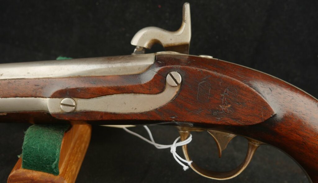 GR-0424-6224, US M-1836 Single Shot Flint Military Pistol in .58 cal ...