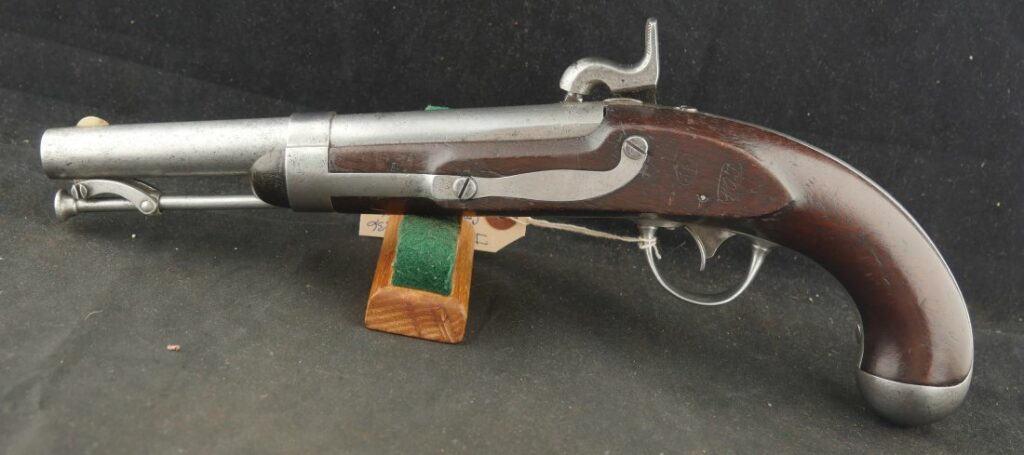 079-0524-9015, US Johnson Single Shot Flint Pistol in .58 cal with 1844 ...