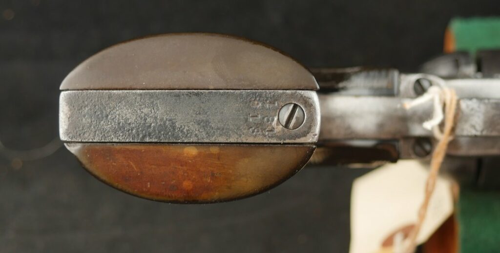 079-0524-9020, Colt SA .45 with 2 line address on a 4 3/4 inch barrel ...