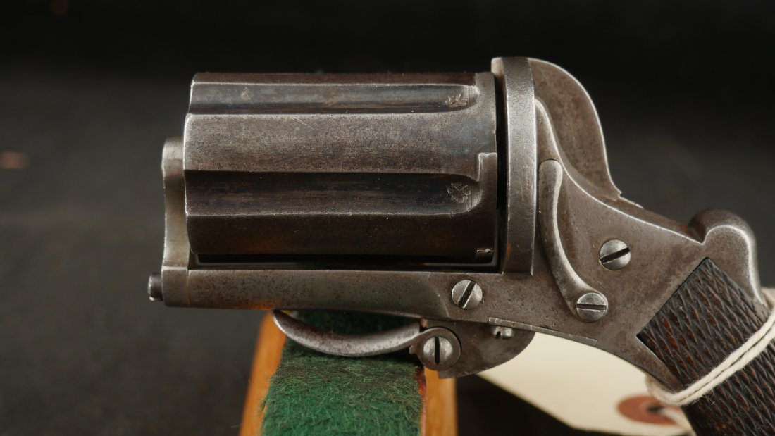 079-0724-9102, Brevette Liege Proofed, 6 shot .32 RF cal DA pepperbox ...