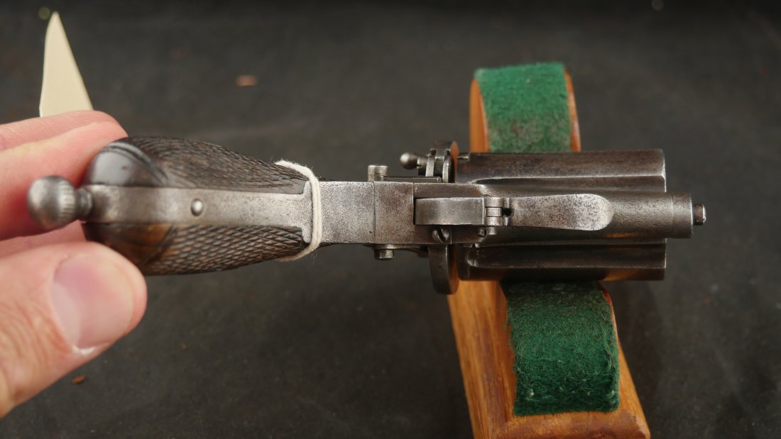 079-0724-9102, Brevette Liege Proofed, 6 shot .32 RF cal DA pepperbox ...