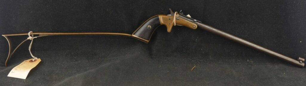 079-0924-9161, Stevens Old Model Pocket Rifle in rare brass frame and ...