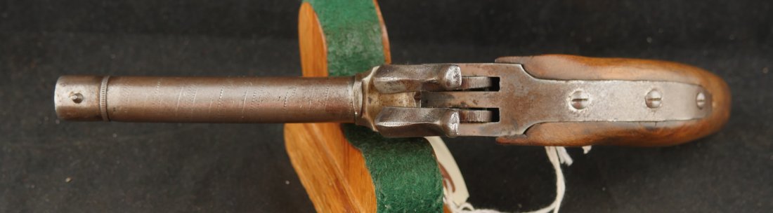 RAY-0125-0010, Percussion Double Barrel Pistol, 4 inch barrels. BLOWOUT ...