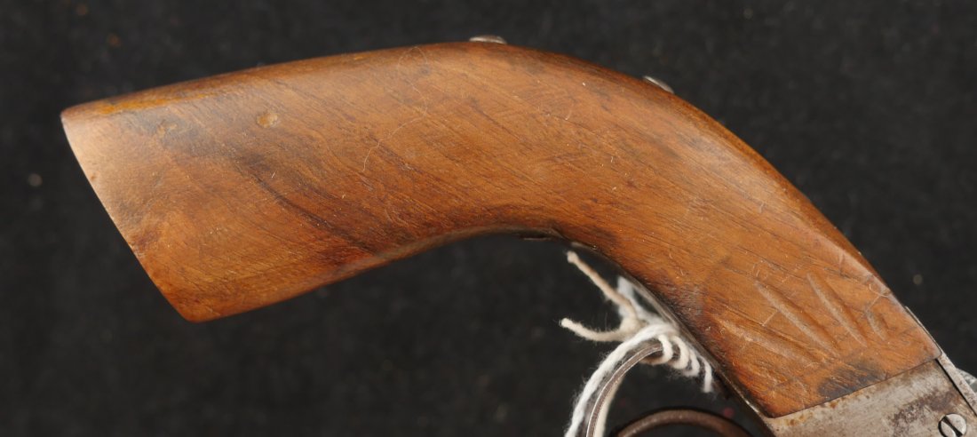 RAY-0125-0010, Percussion Double Barrel Pistol, 4 inch barrels. BLOWOUT ...