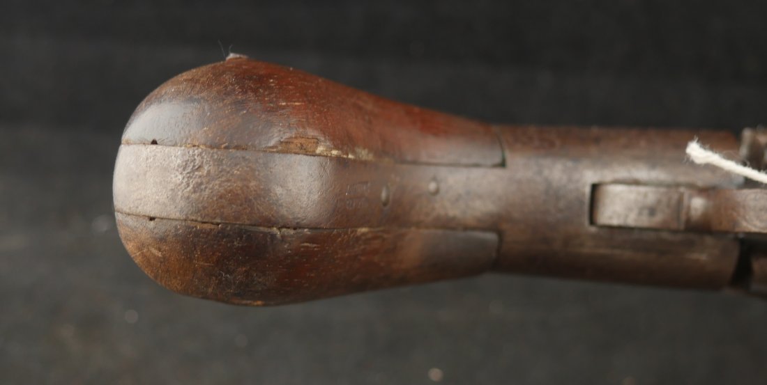 RAY-0125-0006, Belgium Extra Long Barrel Percussion Pepperbox with 6 ...