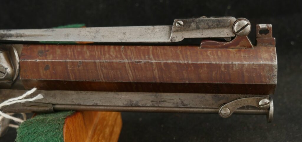 RAY-0125-0011, Flint Flip Bayonet Side Hammer Navy Pistol. BLOWOUT ...