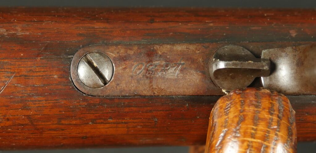 079-0525-H0057, Winchester M-1876 Octagon Barrel Rifle in RARE Open Top ...