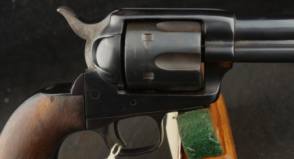 079-0725-7519, Early Colt SA .45, c. 1875, owned by Fred Sallis Sr ...