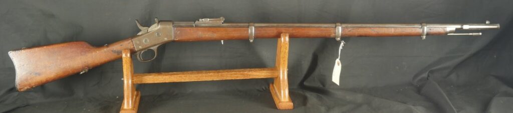 GR-1025-6679, Remington Rolling Block Full Stock Military Rifle in .43 ...