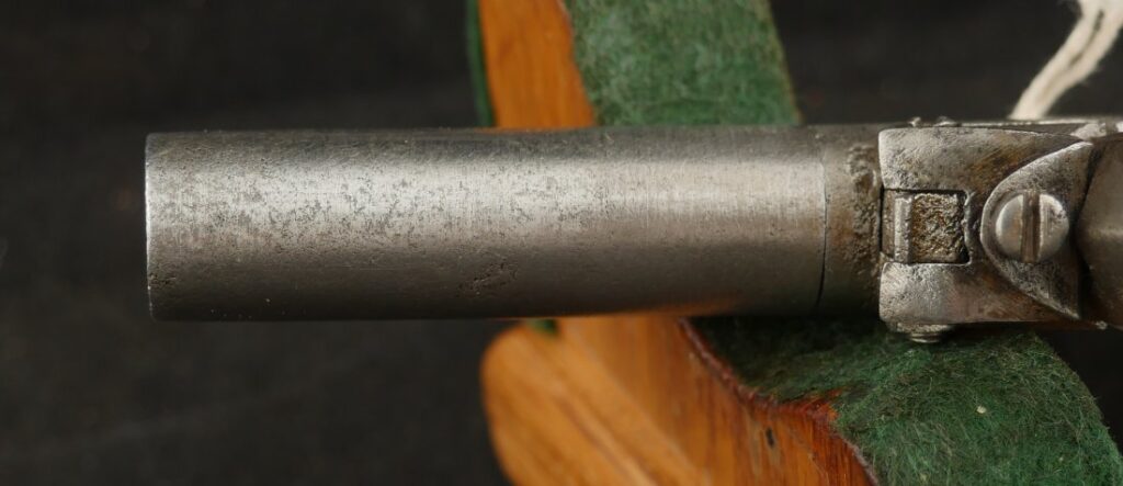 079-1025-P0344, Leige Proofed Box Lock Single Shot .50 cal flint pistol ...